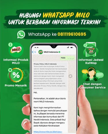 Tambahkan Energi Dengan Milo Milo Indonesia